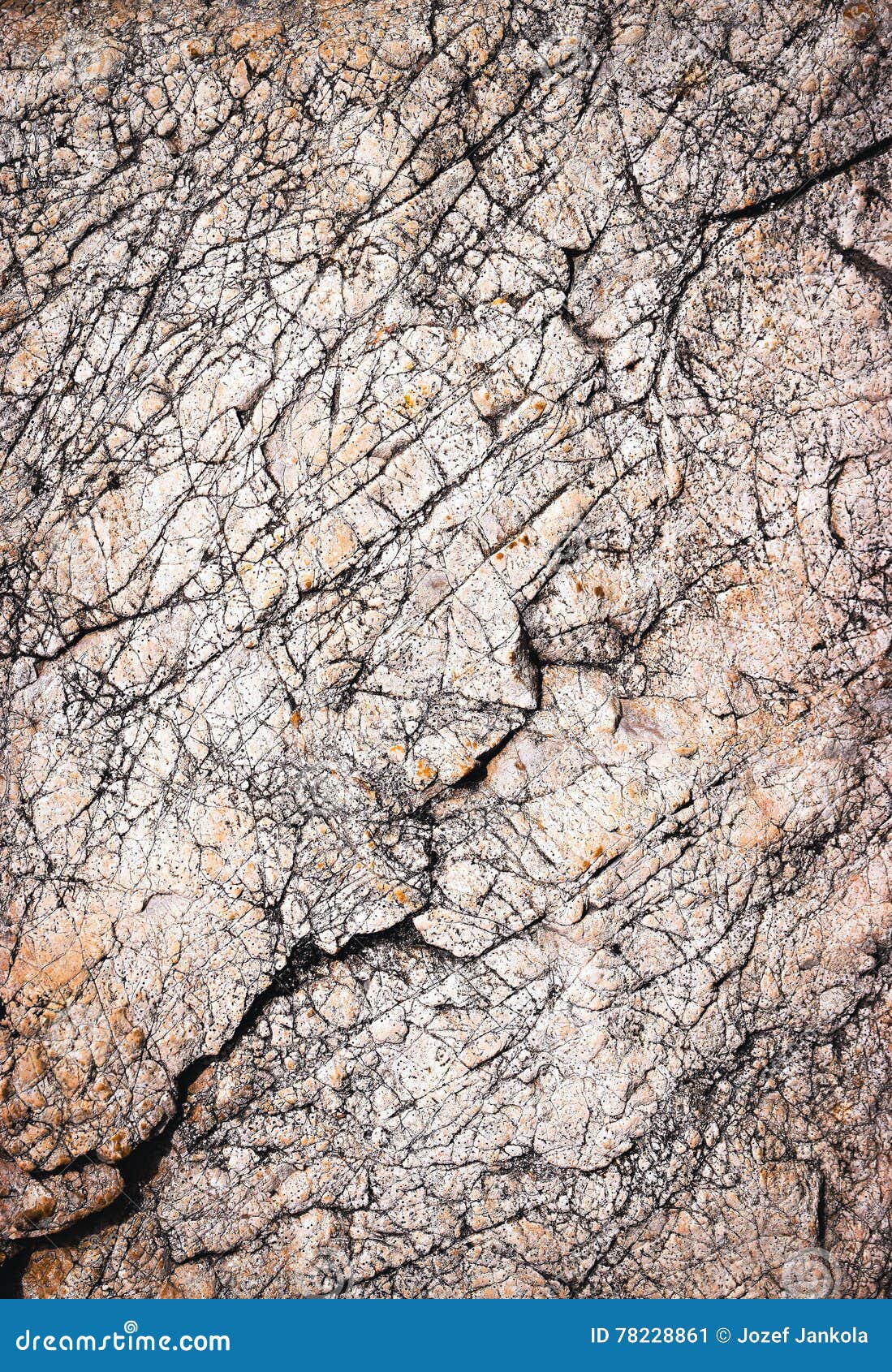 Defaced Cracks Limestone Rock Stock Image - Image of colorful, stone ...