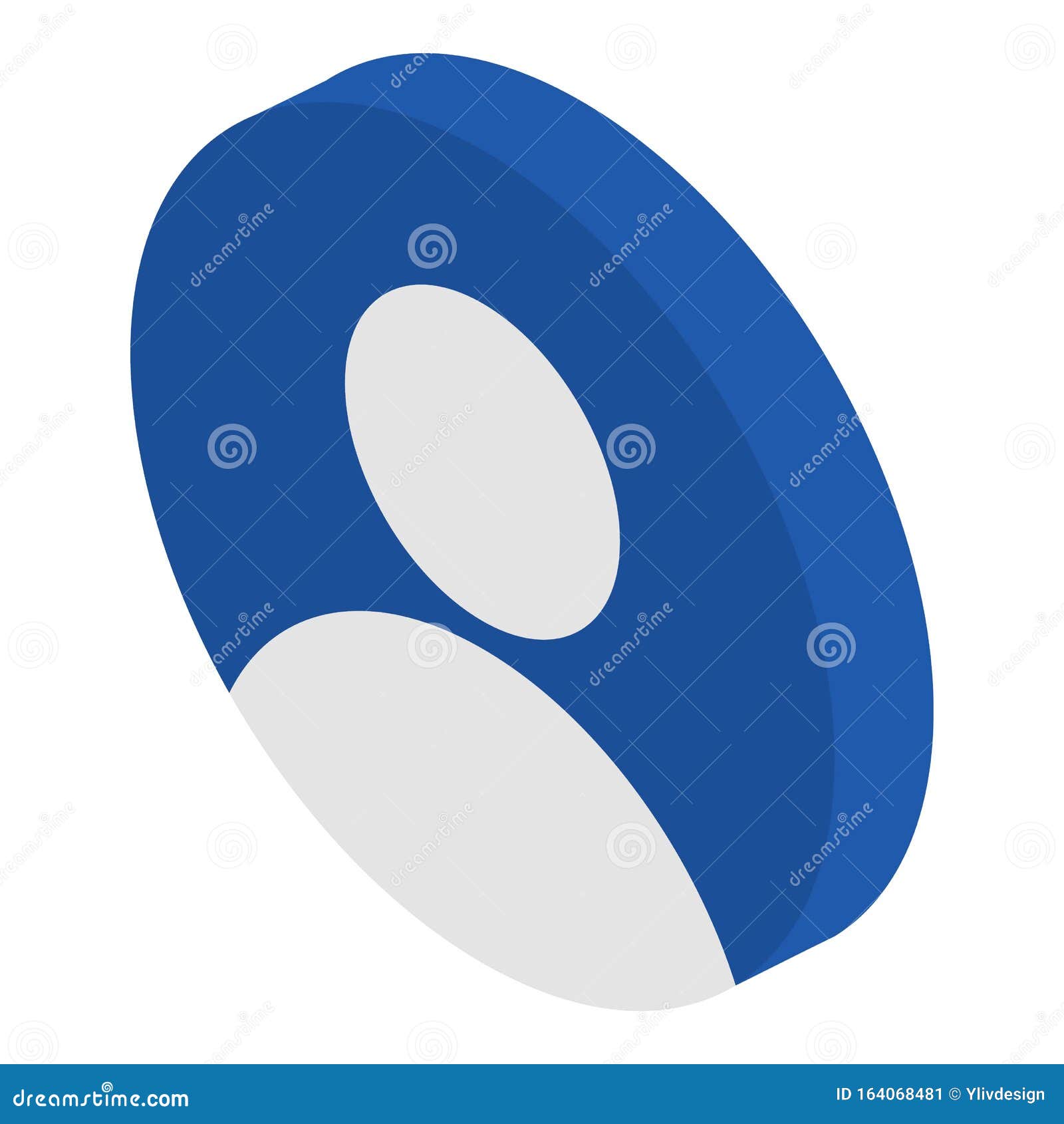 Default Avatar Icon, Isometric Style Stock Vector - Illustration of ...