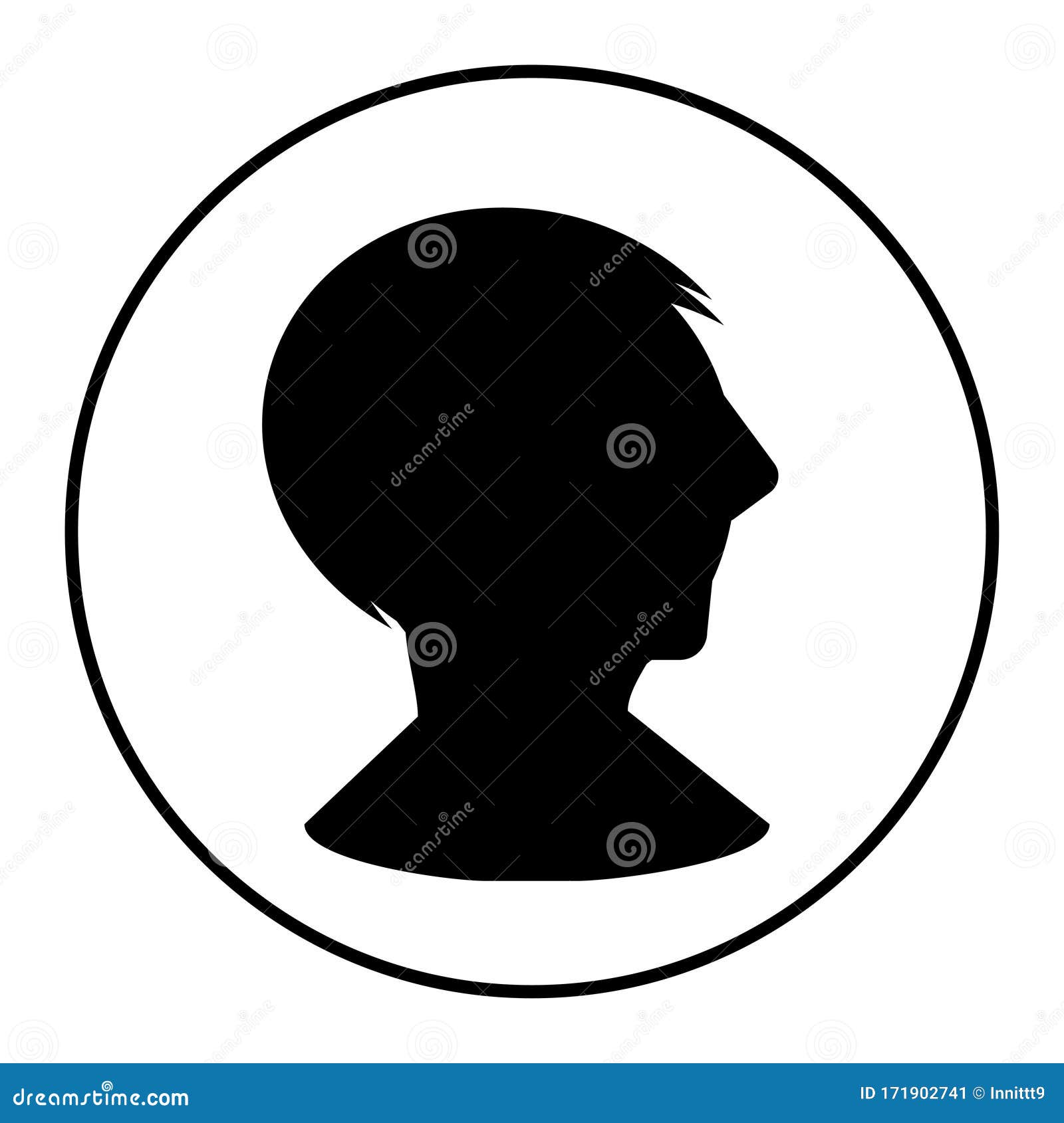 The Default Avatar Profile Icon. Modern, Simple Flat Vector ...
