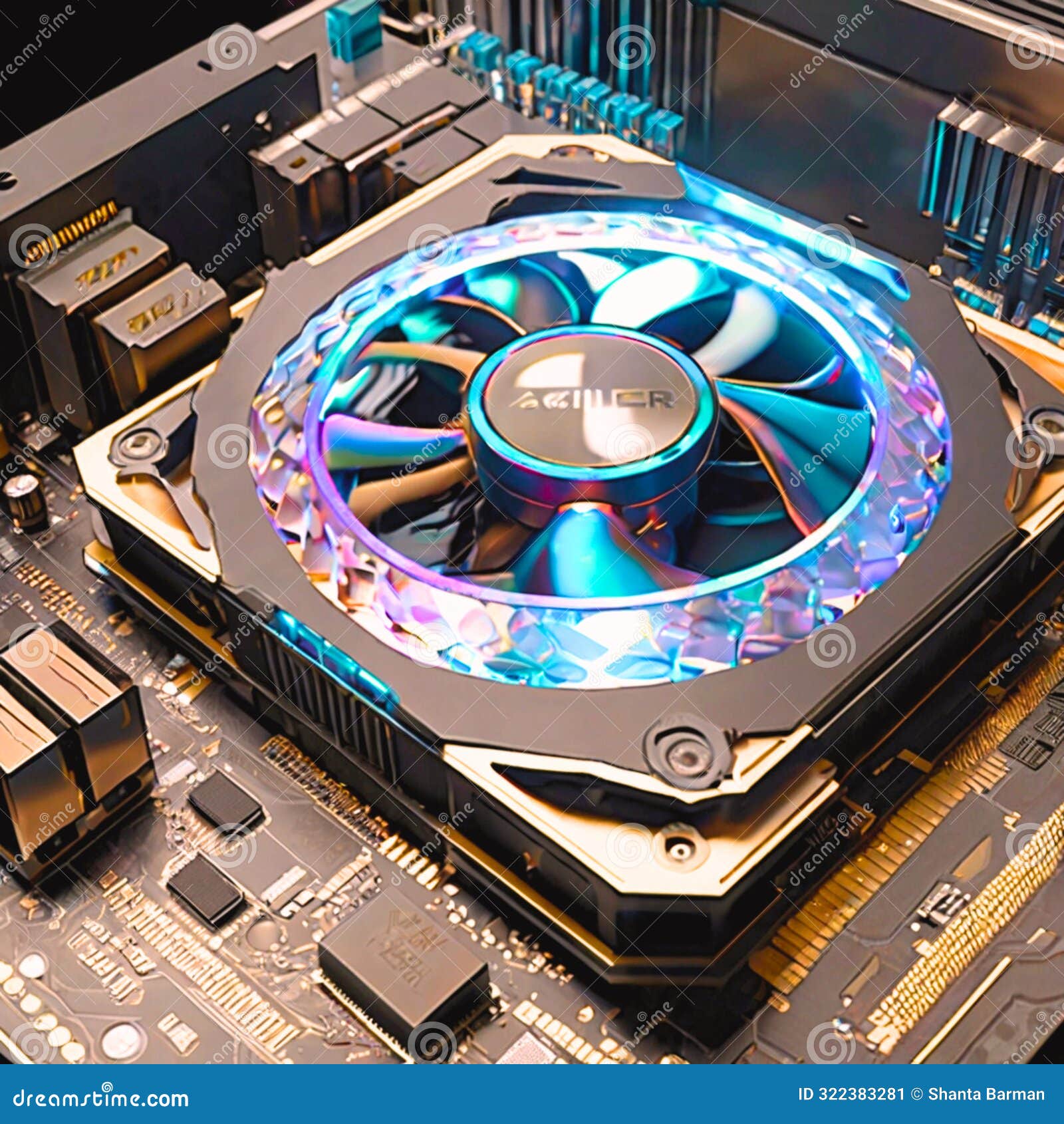 Default Graphics Processing Unit GPU Design A Powerful GPU With Stock ...