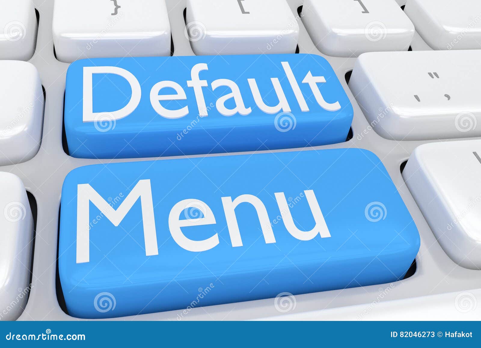 Default Menu concept stock illustration. Illustration of customize ...