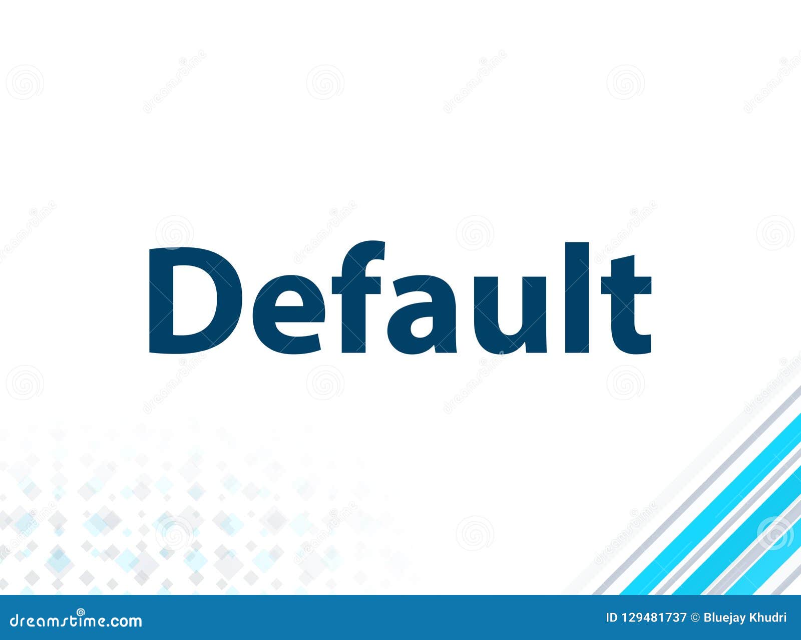 Default Modern Flat Design Blue Abstract Background Stock Illustration ...