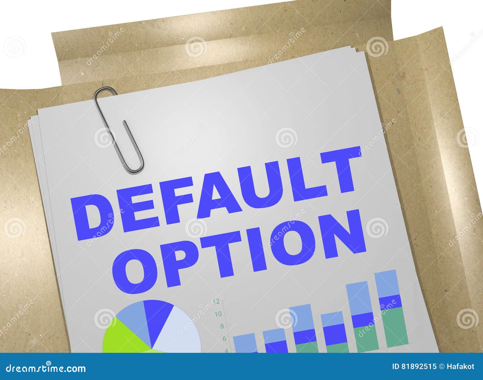 Default Option - Business Concept Stock Illustration - Illustration of ...