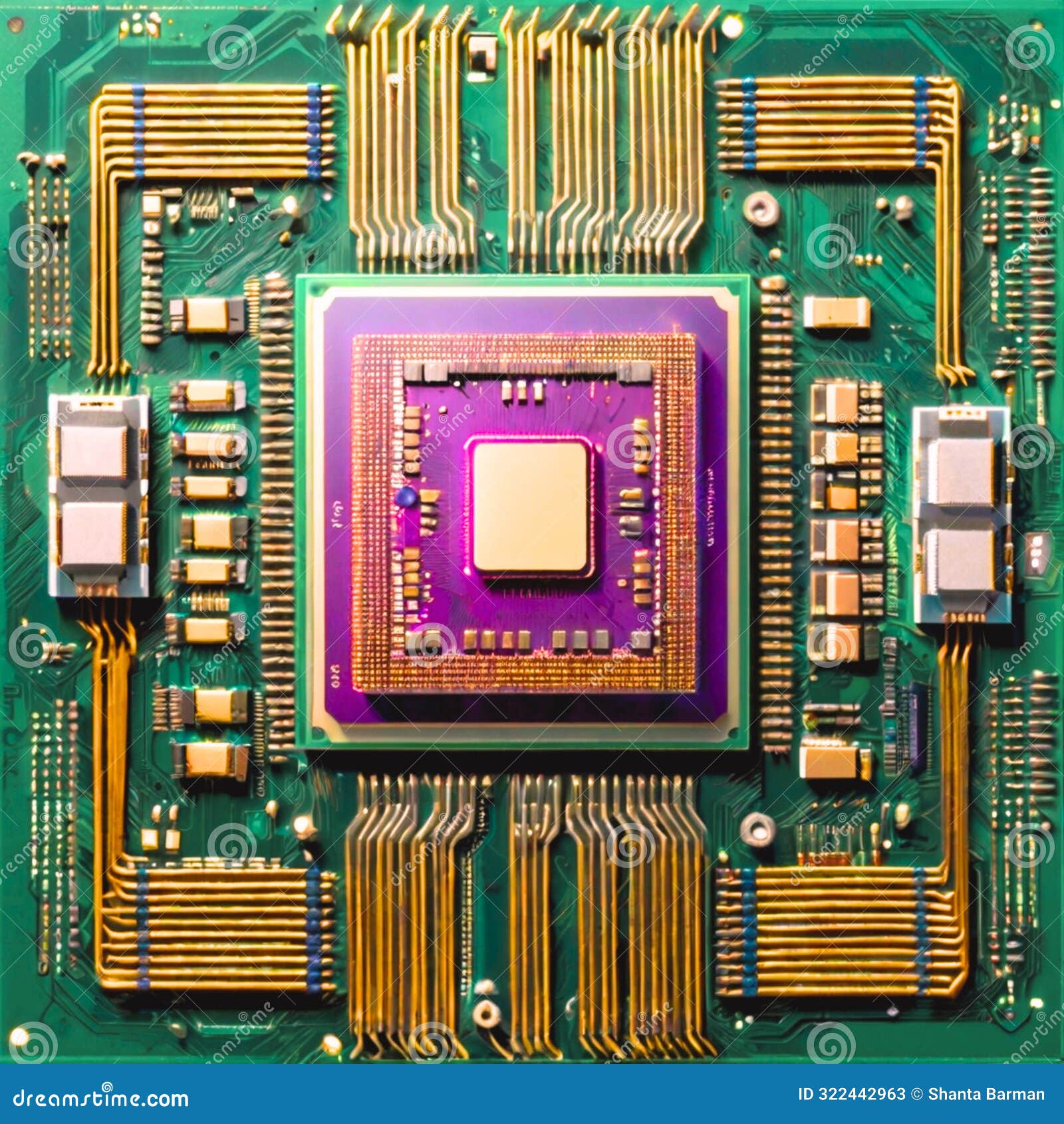 Processor Architecture Icons Outline Complexity, Hierarchy, Growth, And Integration. Outline ...