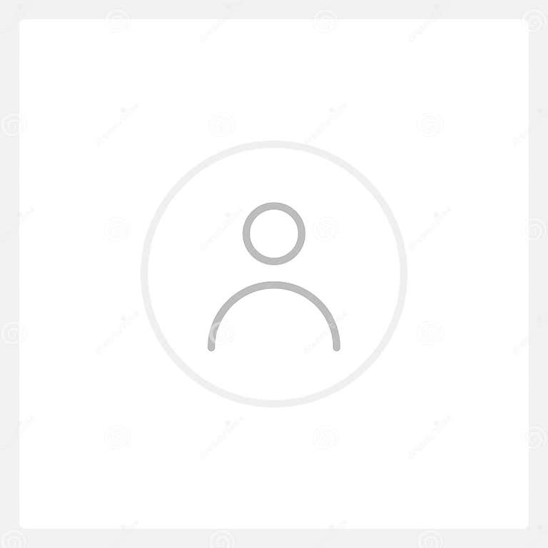 Default Profile Picture UI Element Template Stock Vector - Illustration ...