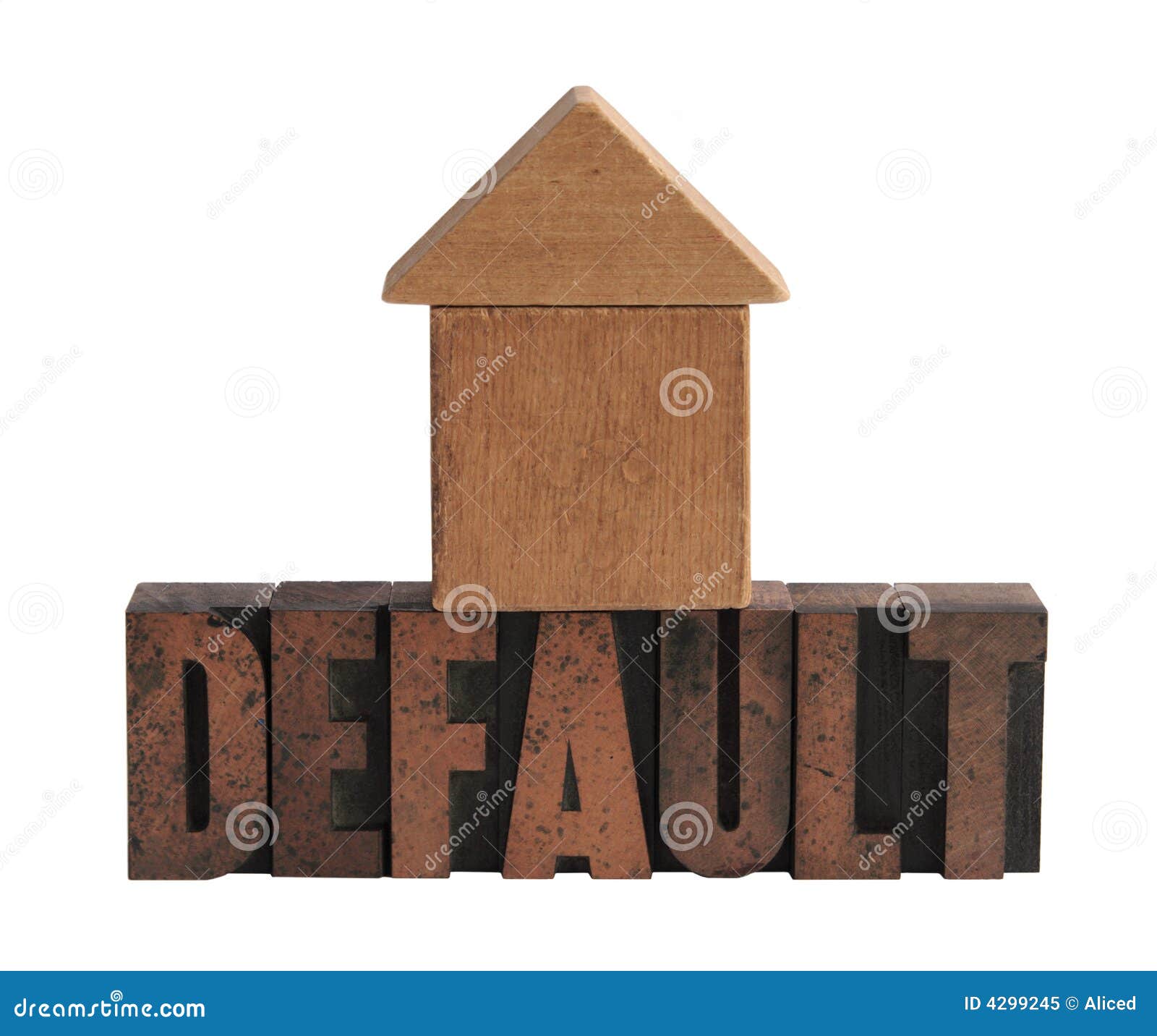 Default in wood type 2 stock image. Image of isolated - 4299245