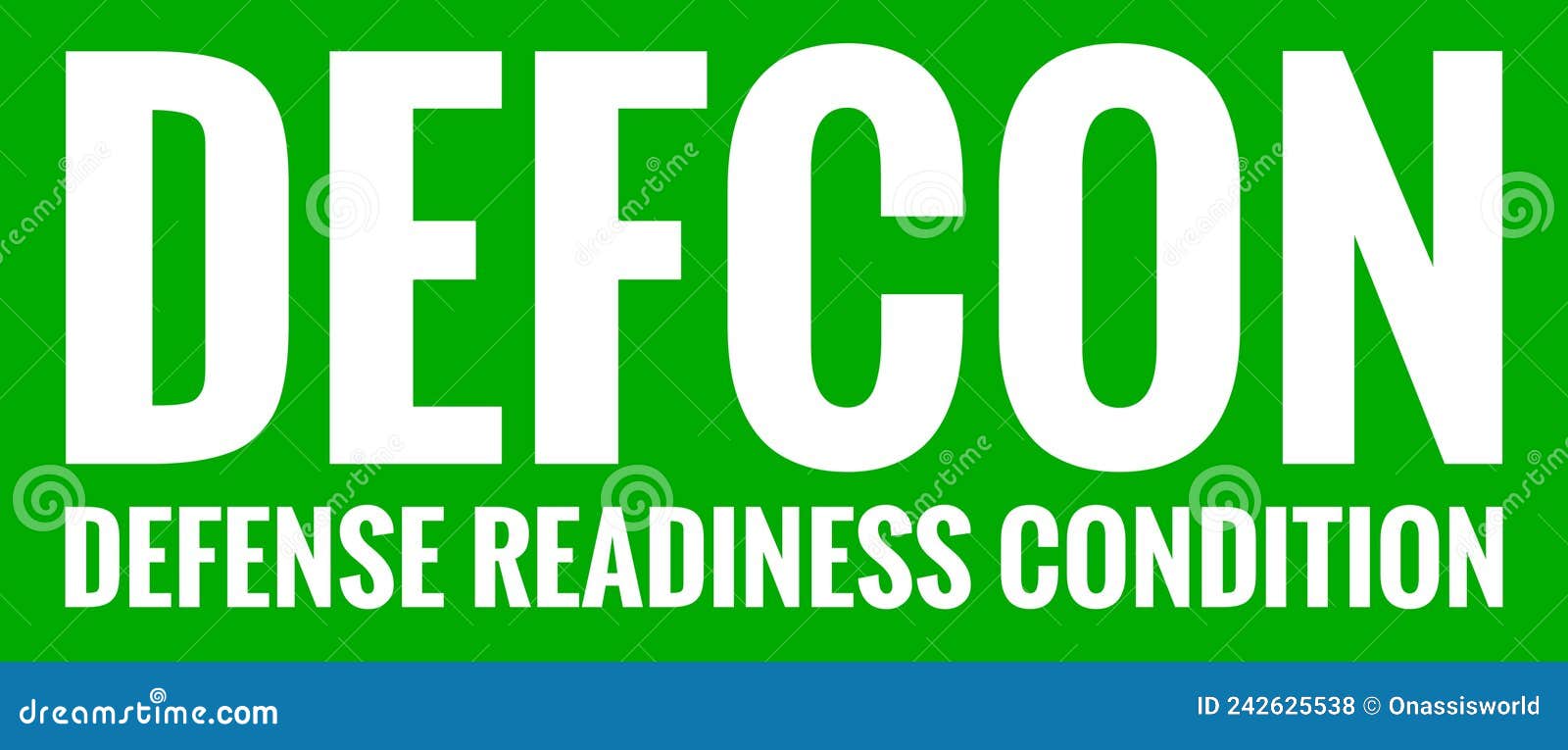 DEFCON Levels Abstract Background Illustration. Nuclear War Stock ...