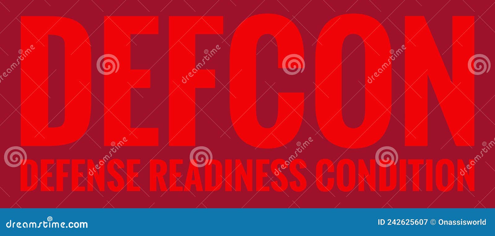 DEFCON Levels Abstract Background Illustration. Nuclear War Stock ...