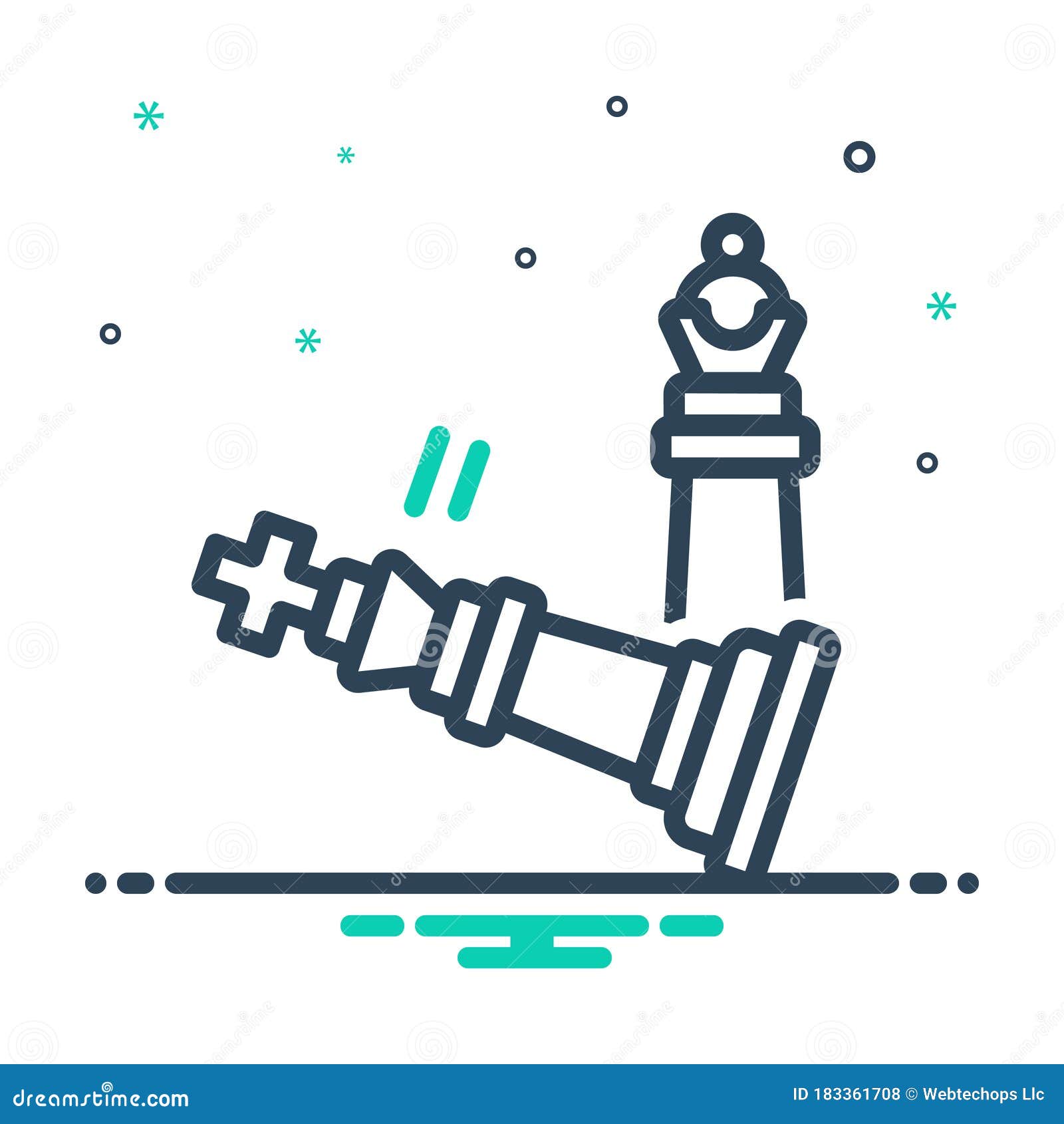 Mix Icon for Defeat, Challenge and Strategy Stock Vector - Illustration ...