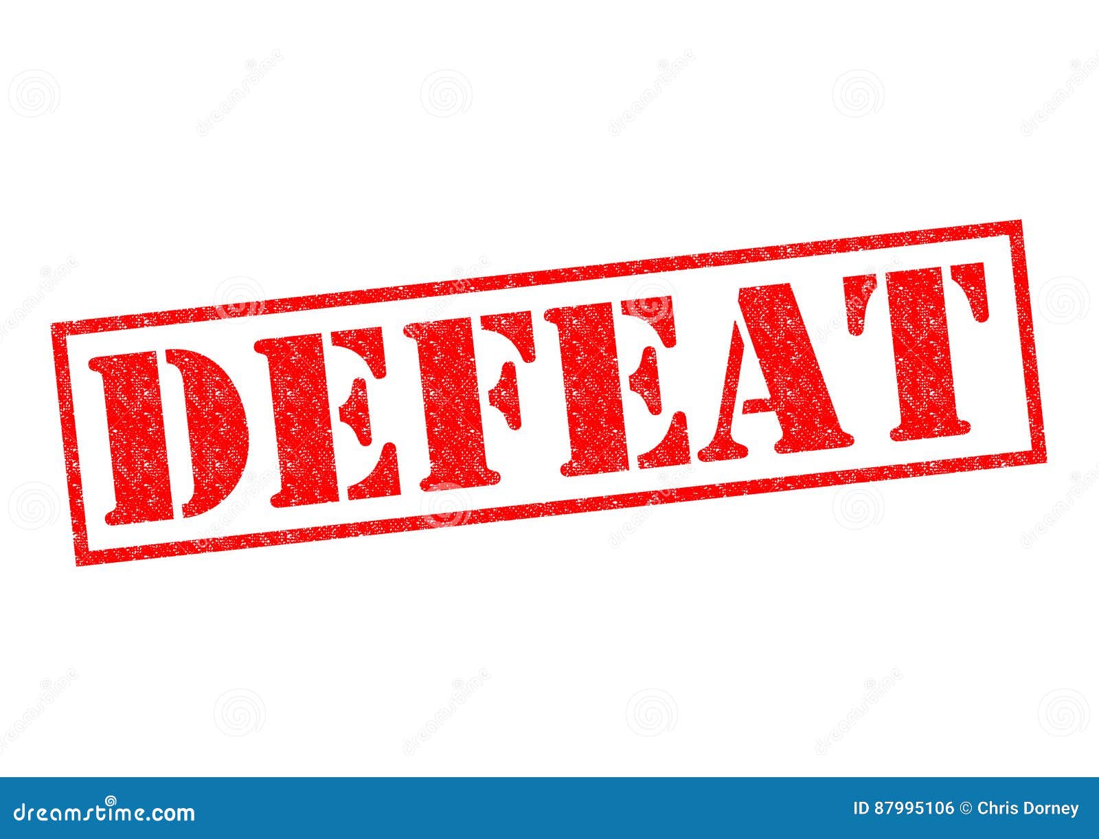 Defeat Rubber Stamp Vector Illustration | CartoonDealer.com #88990892