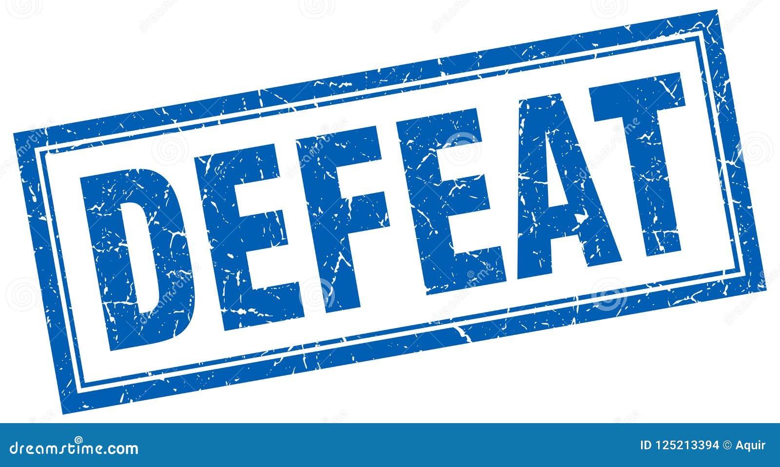 Defeat stamp stock vector. Illustration of insignia - 125213394