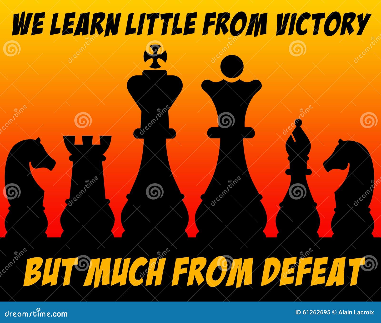Defeat victory stock illustration. Illustration of life - 61262695