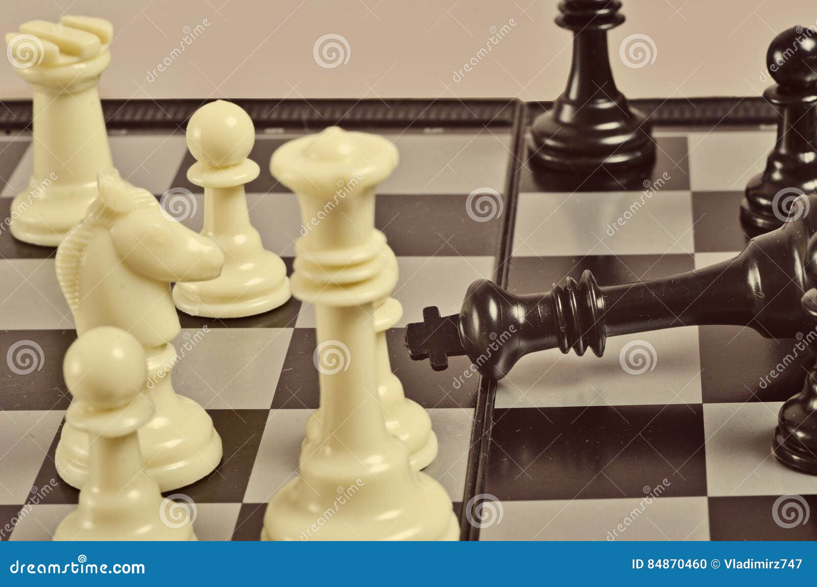 Defeated By Chess King. Royalty-Free Stock Image | CartoonDealer.com ...