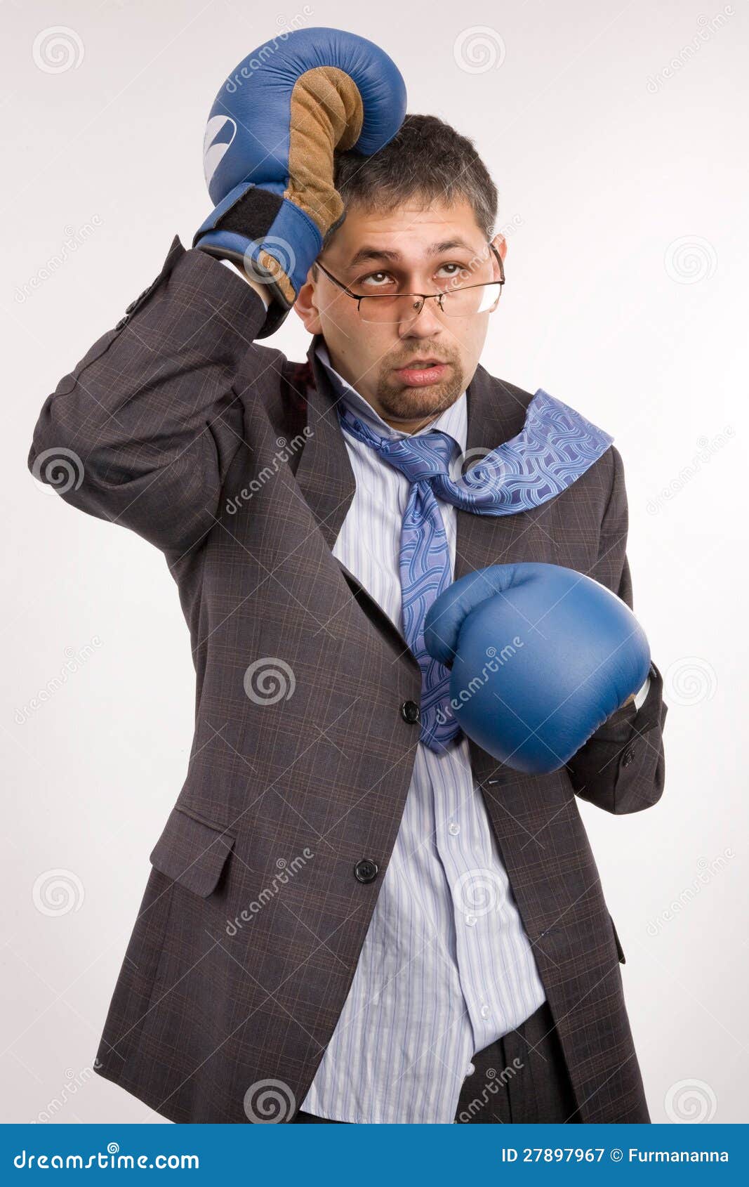 Defeated Businessman - Boxer Stock Image - Image of exercising, male ...