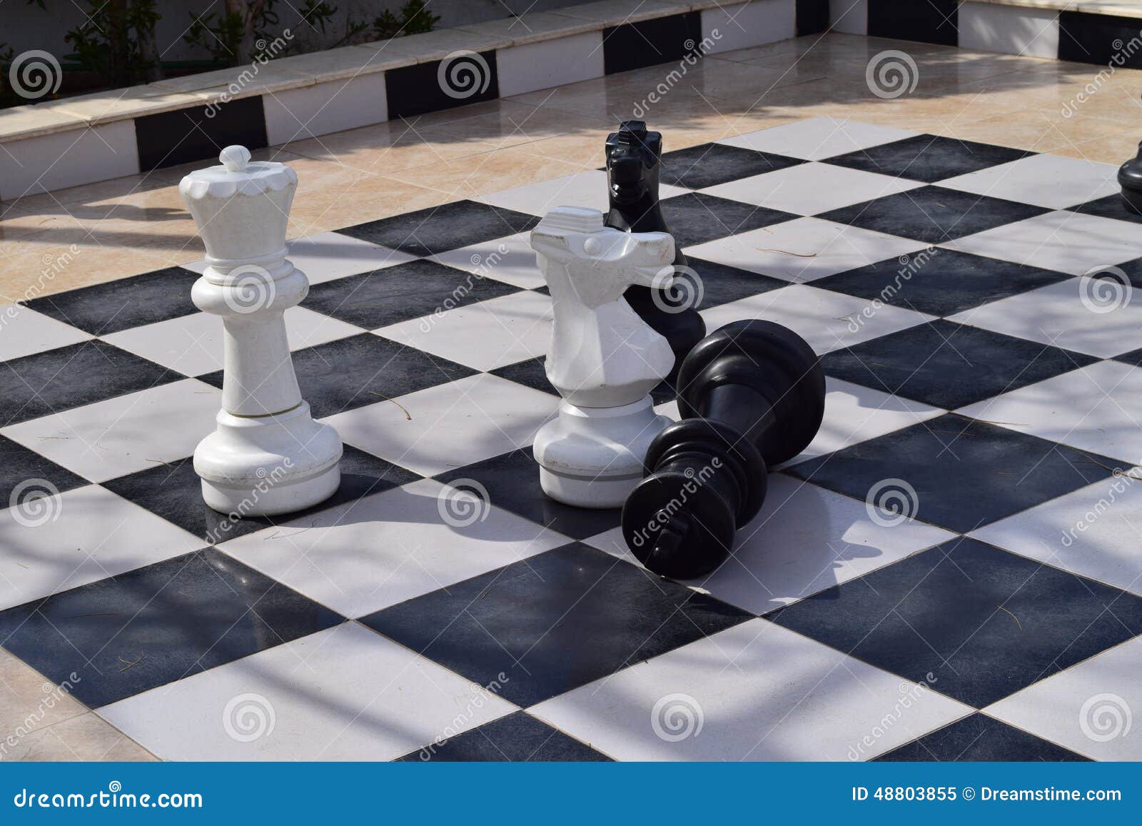 Defeated king stock image. Image of chess, attack, party - 48803855
