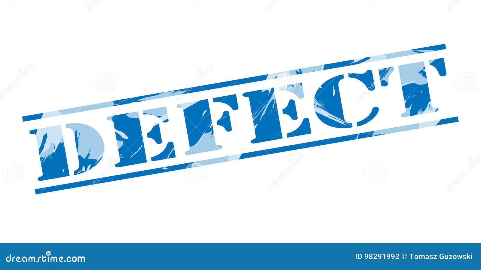 Defect blue stamp stock illustration. Illustration of label - 98291992