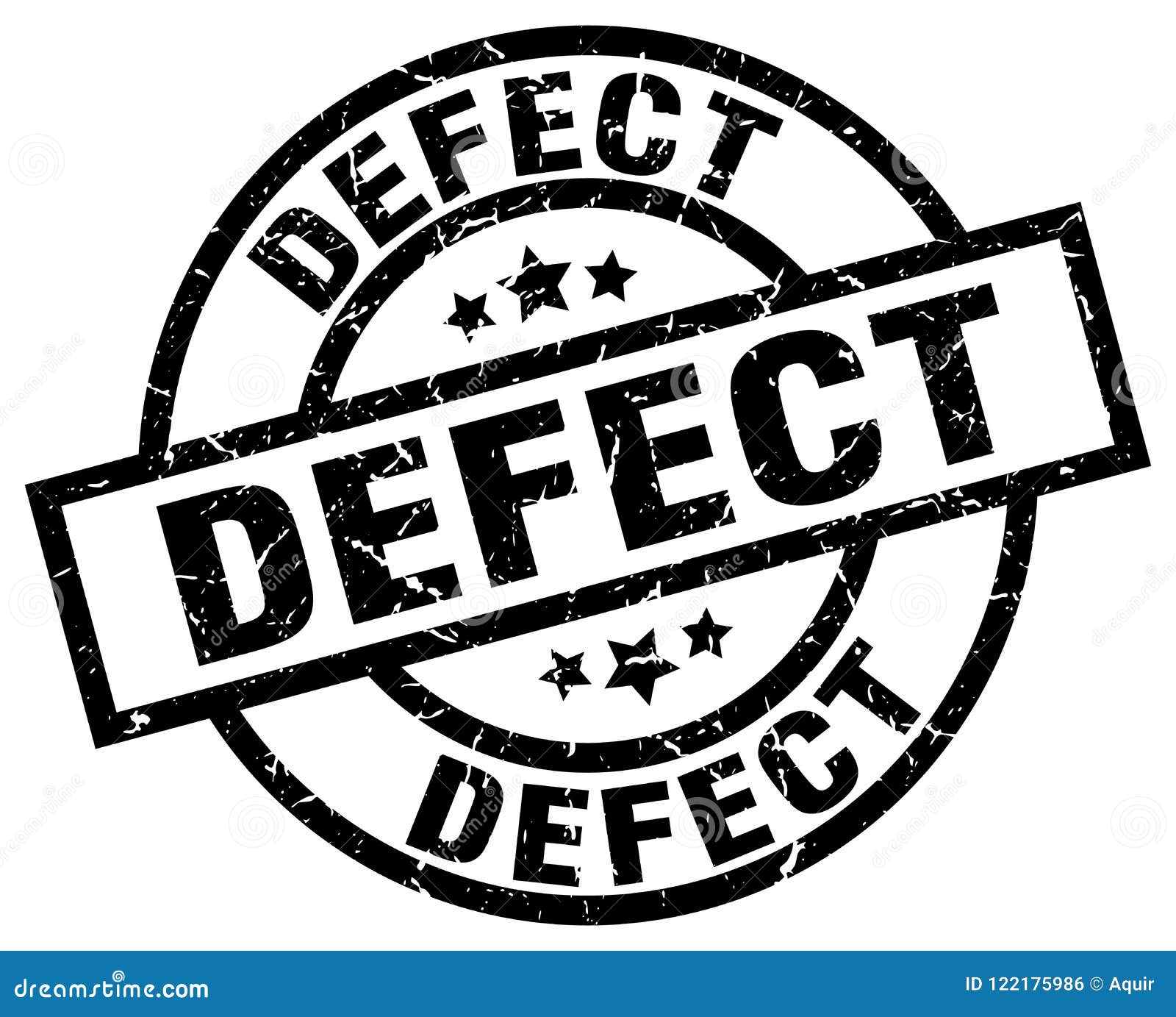 Defect stamp stock vector. Illustration of label, background - 122175986