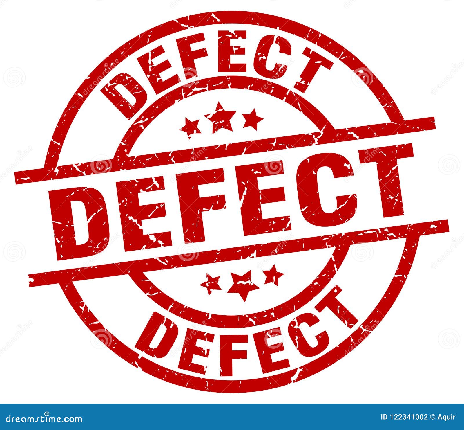 Defect stamp stock vector. Illustration of label, grunge - 122341002