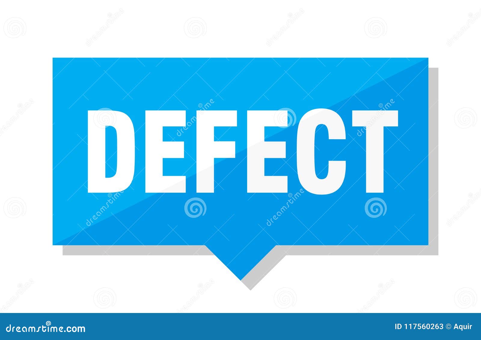 Defect price tag stock vector. Illustration of blue - 117560263