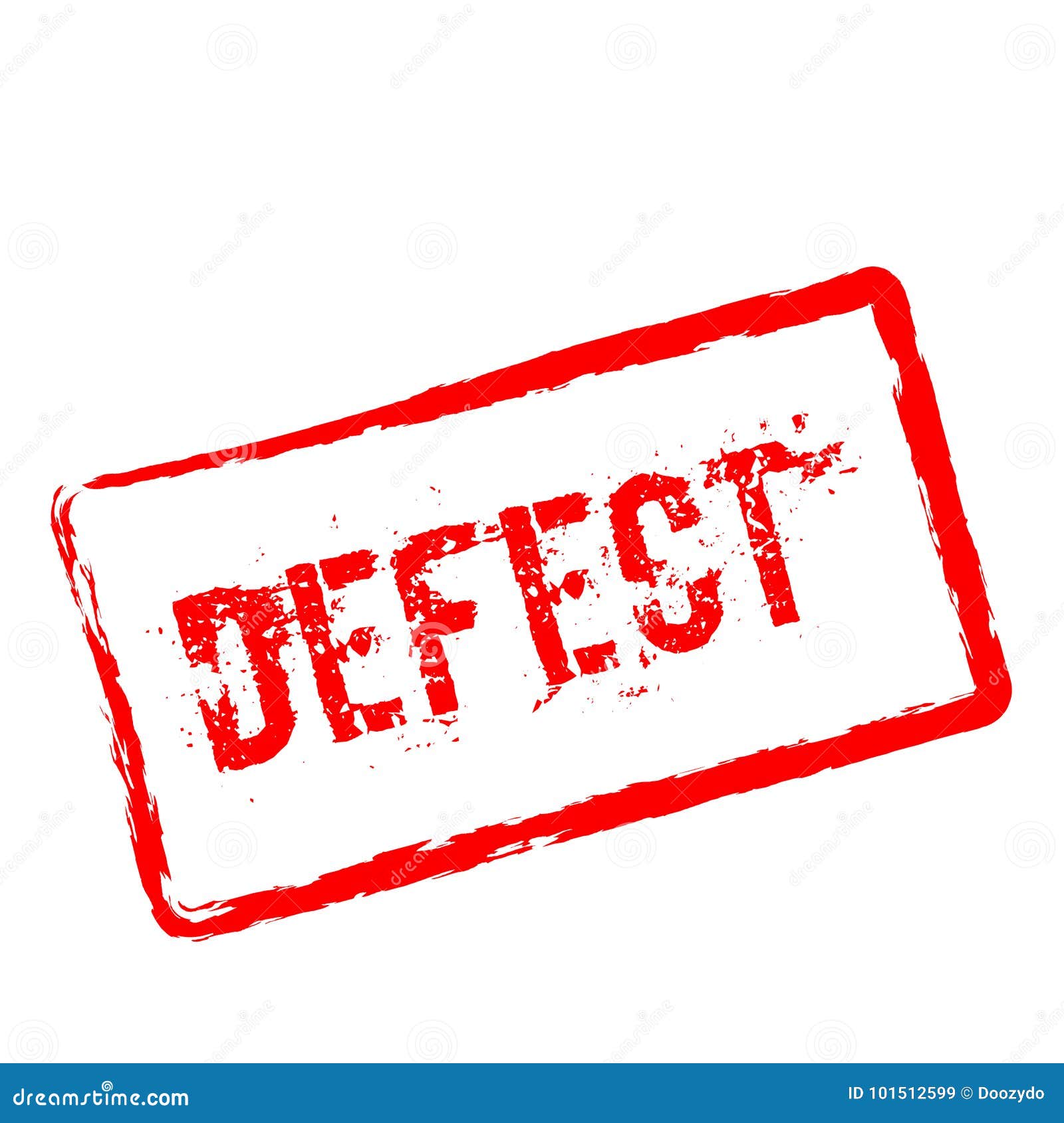 Defect Red Text Stamp Vector Illustration | CartoonDealer.com #107539100
