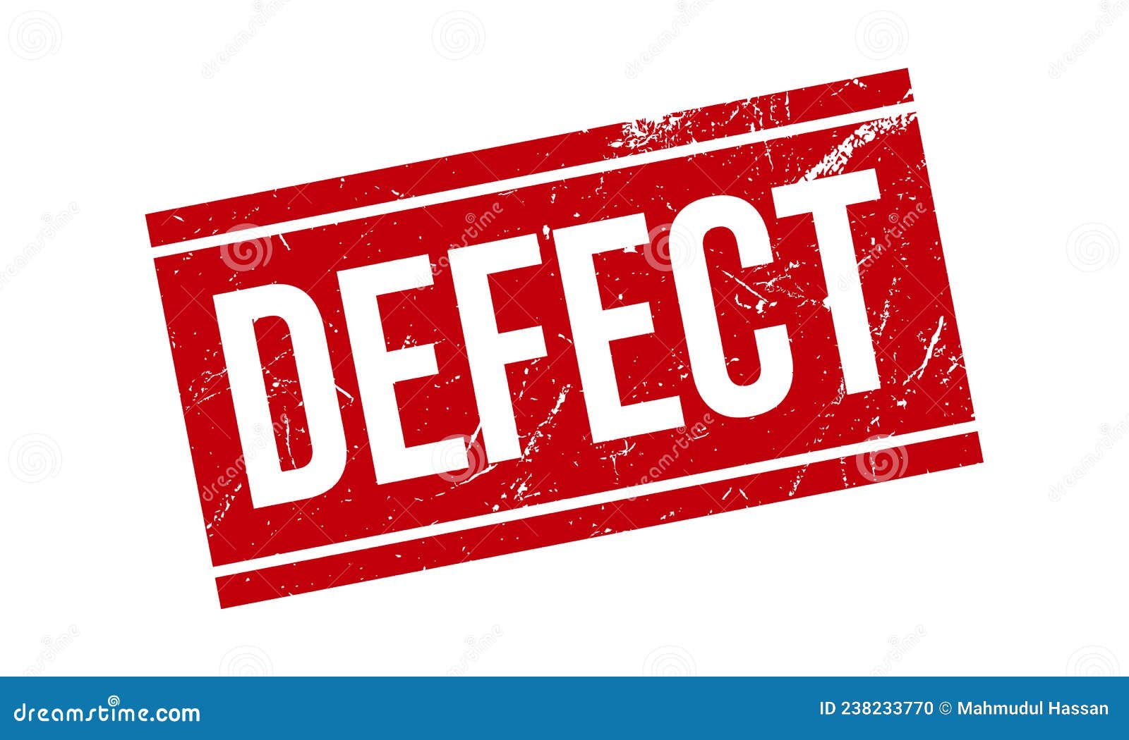 Defect Rubber Stamp. Defect Grunge Stamp Seal Vector Illustration Stock ...