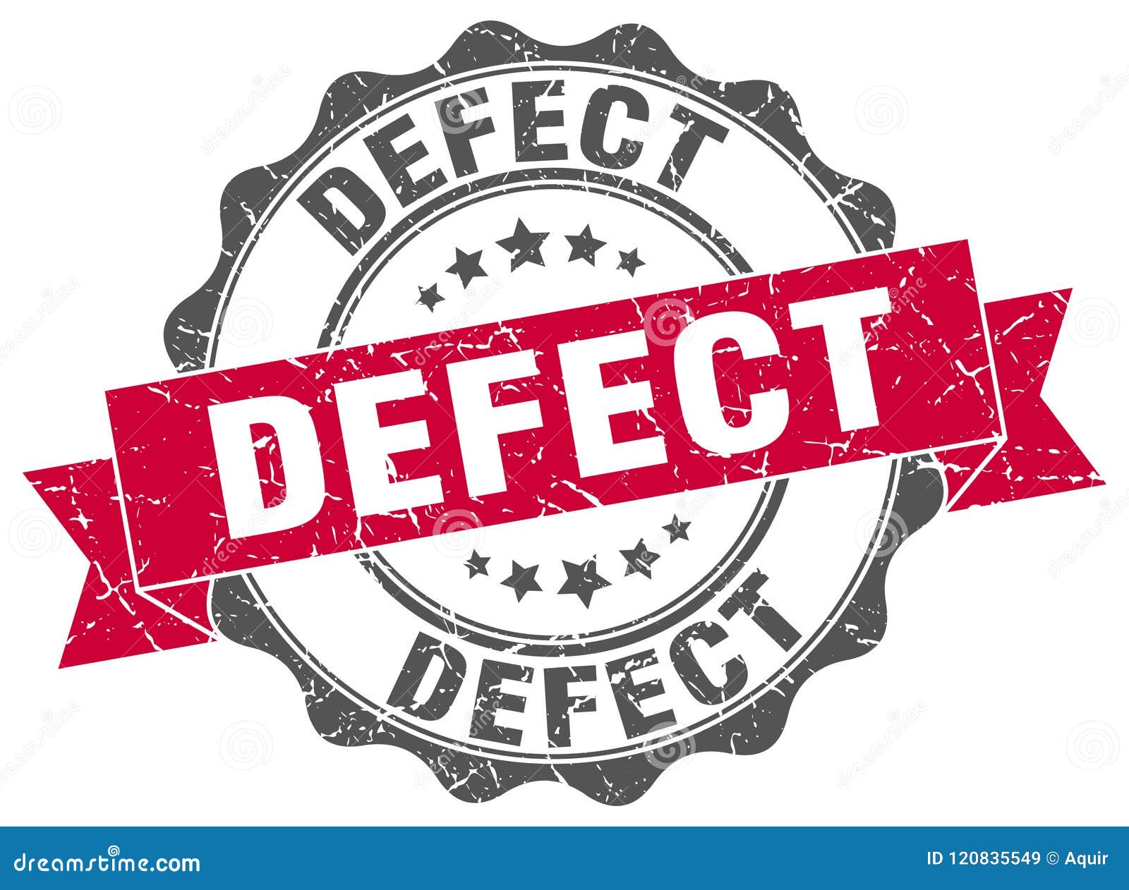 Defect. Defect Round Pink Label Isolated On Transparent Background ...