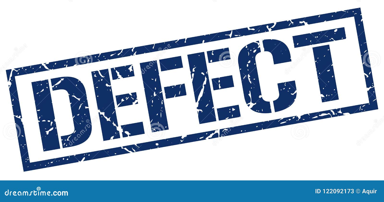 Defect stamp stock vector. Illustration of rubber, defect - 122092173