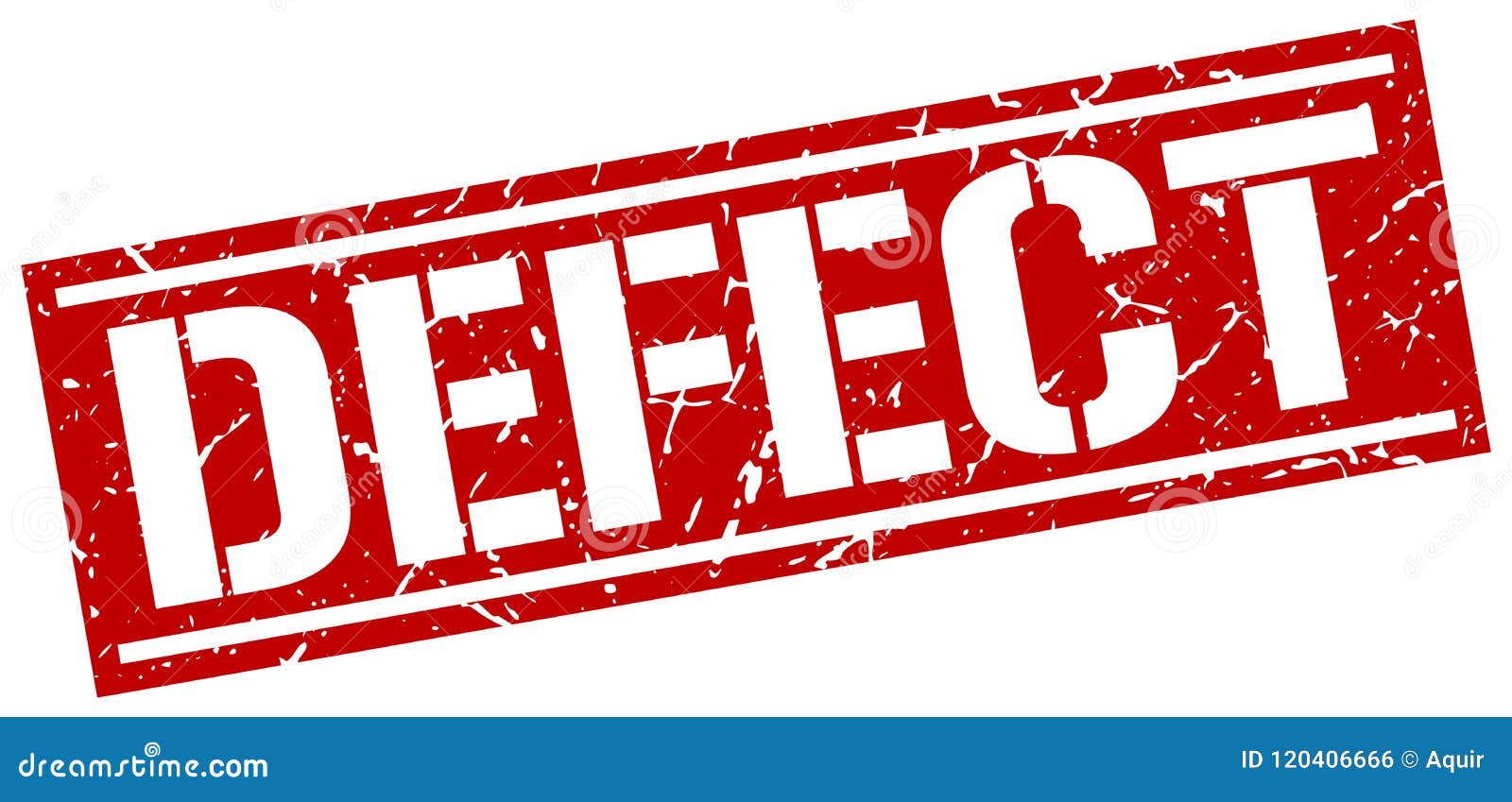 Defect stamp stock vector. Illustration of badge, grungy - 120406666