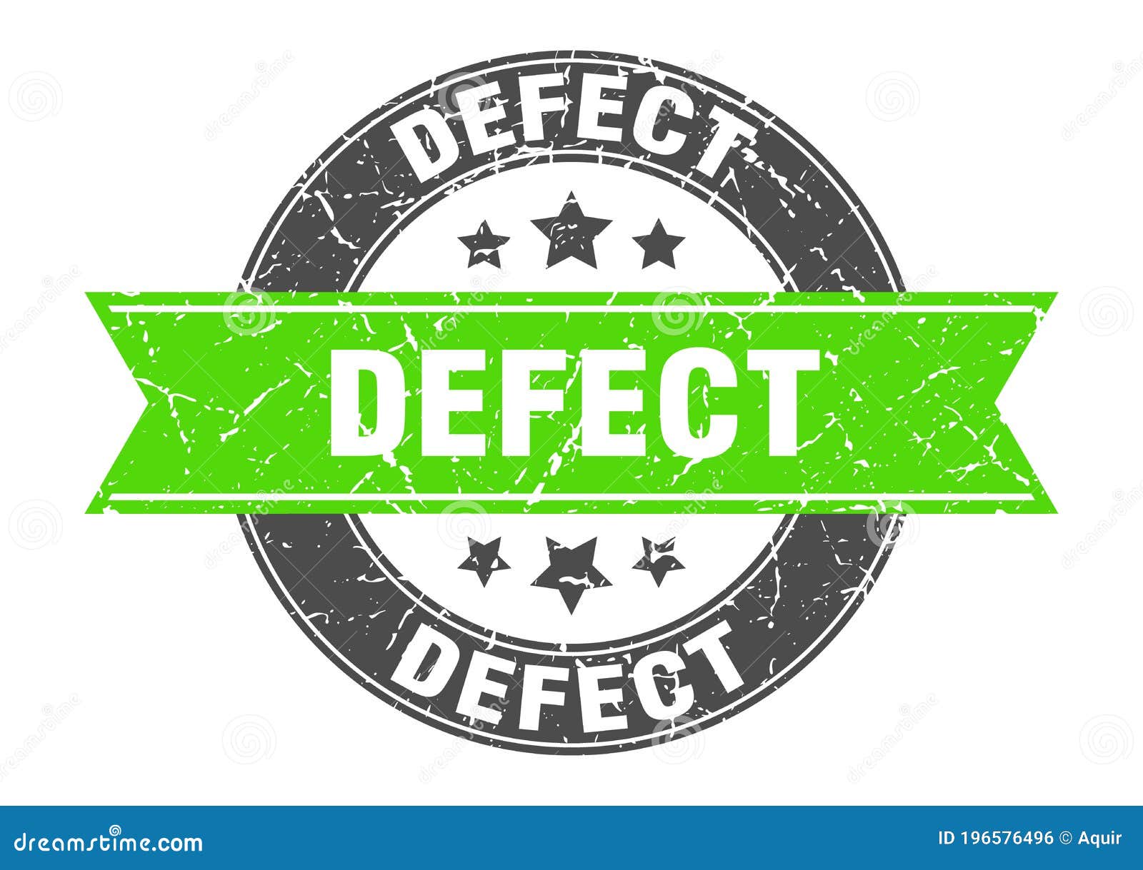 Defect stamp stock vector. Illustration of round, vignette - 196576496