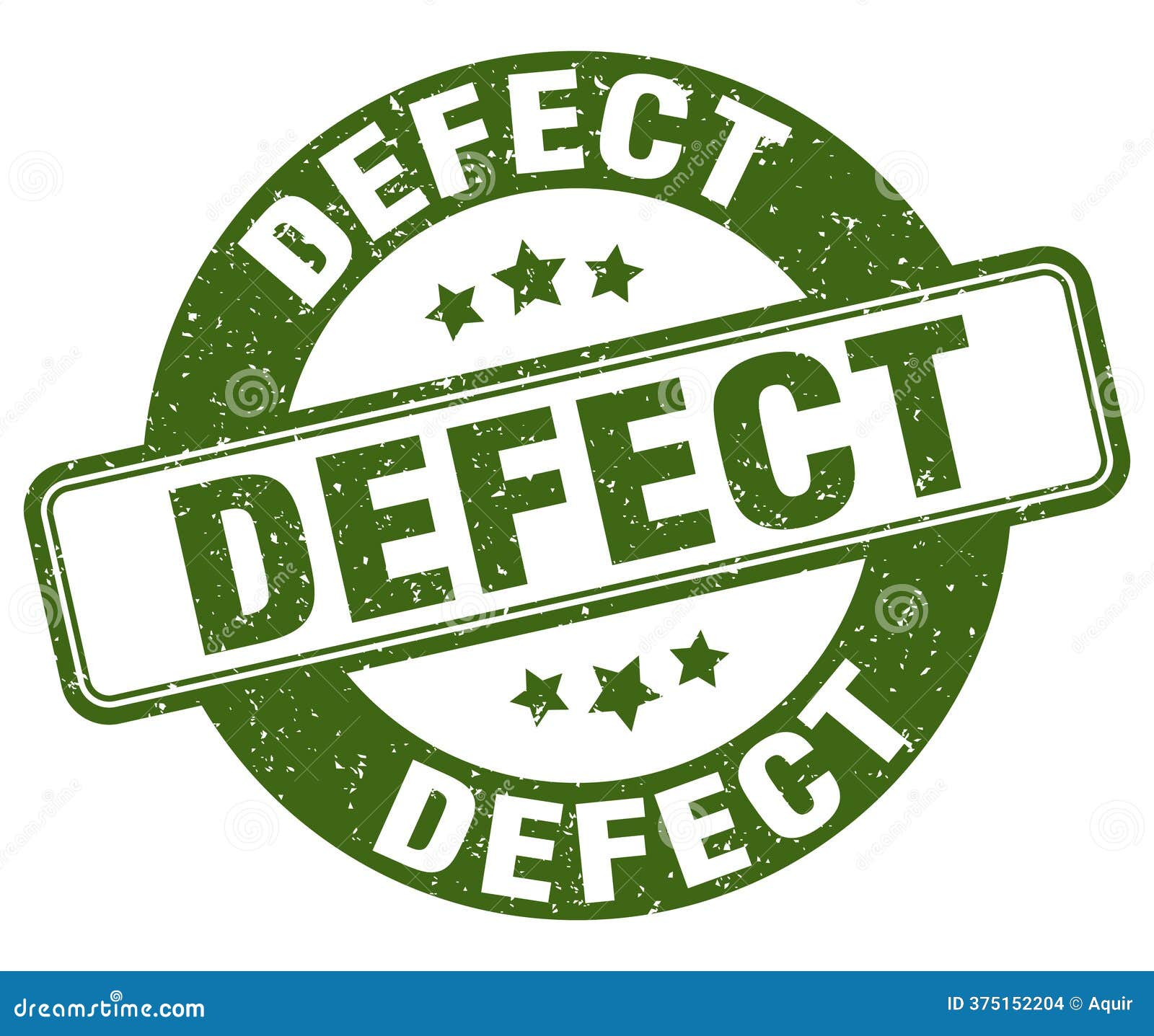 Defect Stamp. Defect Label On Transparent Background. Round Sign ...