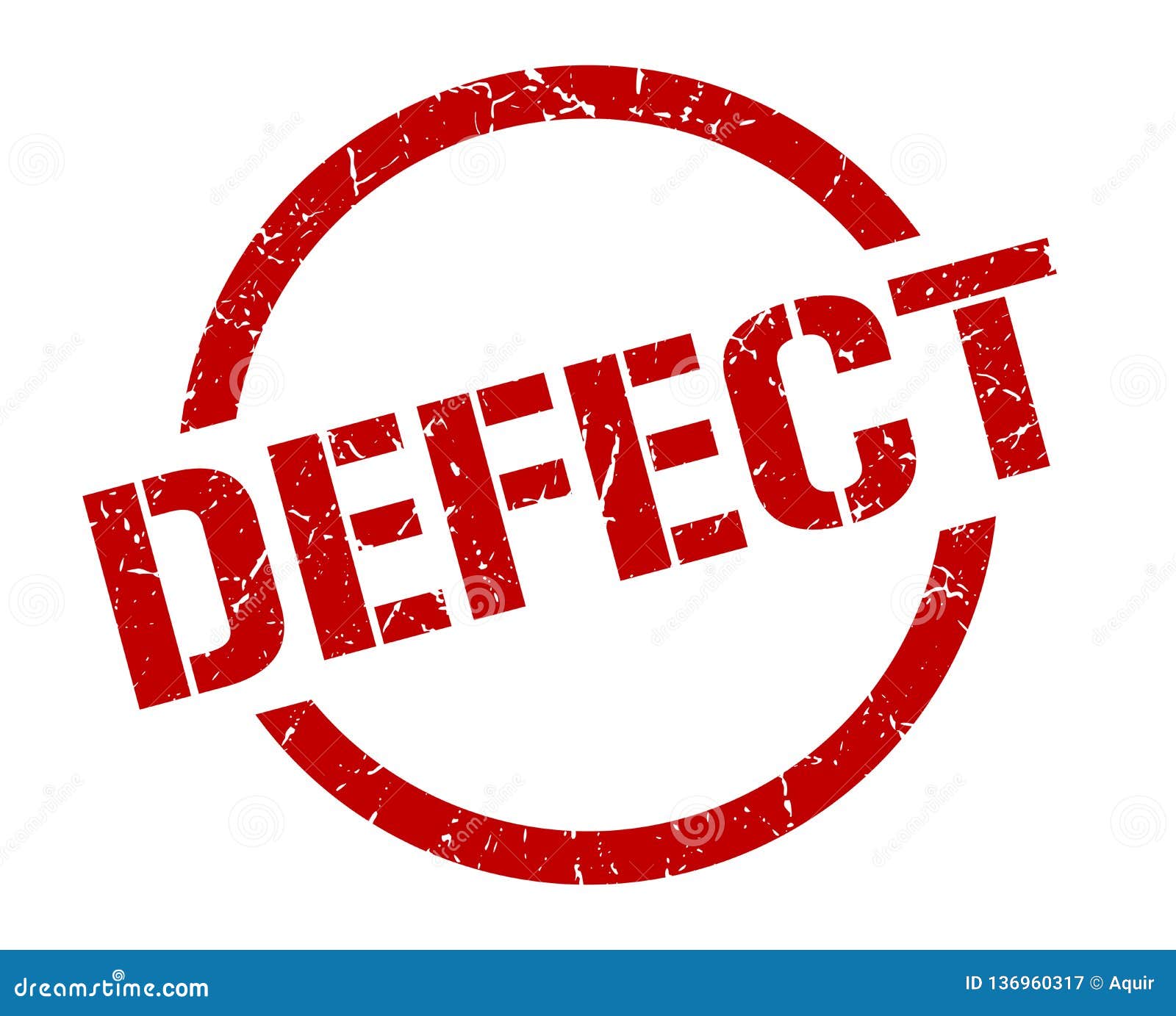 Defect stamp stock vector. Illustration of grunge, insignia - 136960317