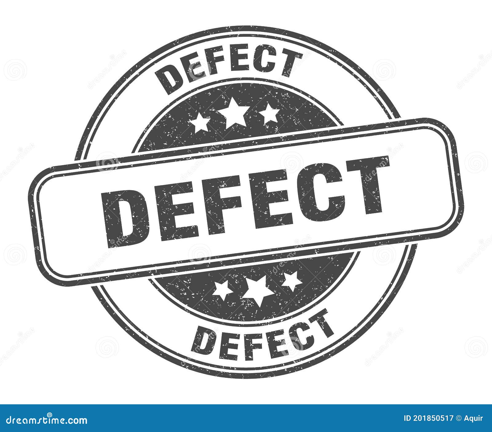 Defect Stamp. Defect Round Grunge Sign Stock Vector - Illustration of ...
