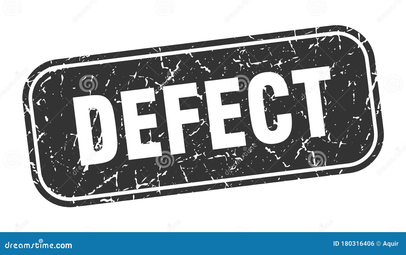 Defect Stamp. Defect Label On Transparent Background. Round Sign Vector ...