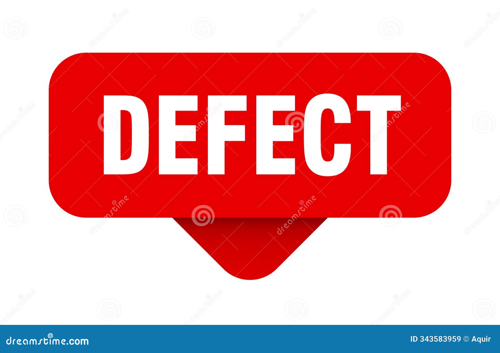 Defect Sticker. Defect Sign Set. Cartoon Vector | CartoonDealer.com ...
