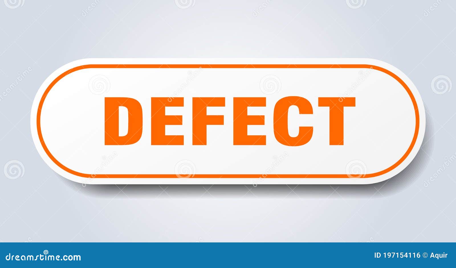 Defect Sticker. Defect Sign Set. Cartoon Vector | CartoonDealer.com ...