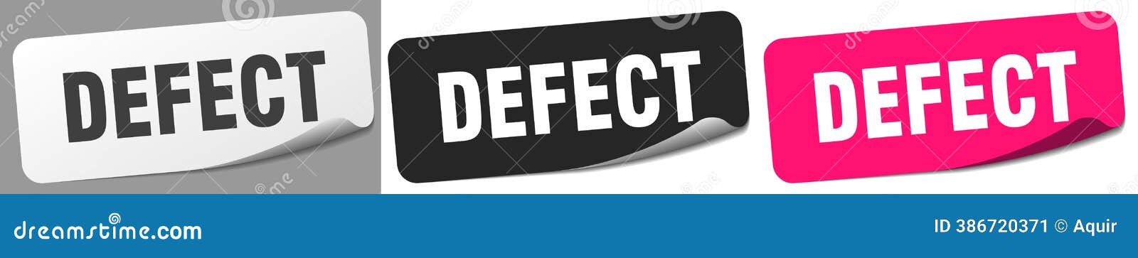 Defect Sticker Cartoon Vector | CartoonDealer.com #120119561