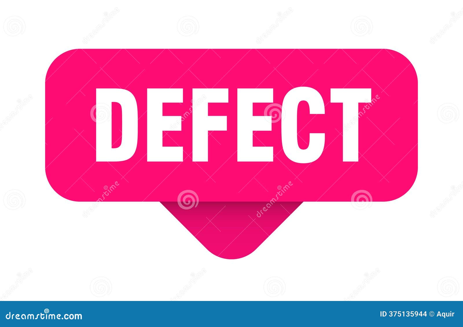 Defect Sticker. Defect Sign On Transparent Background Vector ...