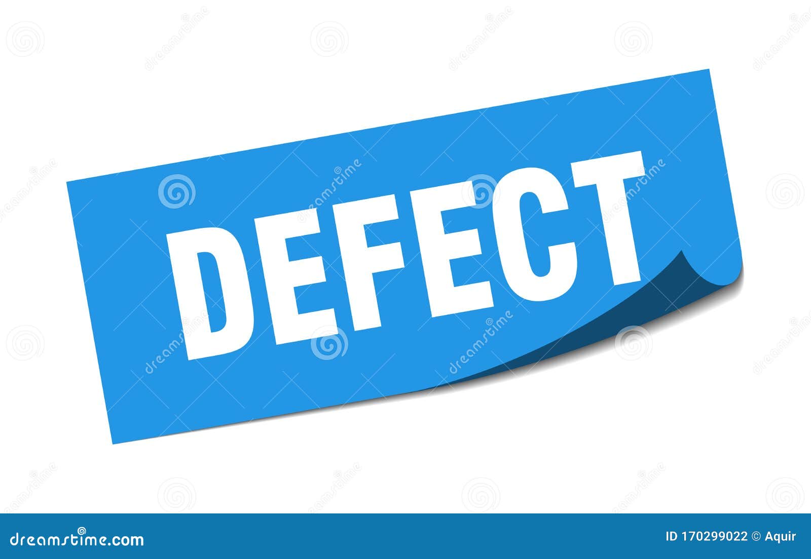 Defect Sticker. Defect Sign Set. Cartoon Vector | CartoonDealer.com ...