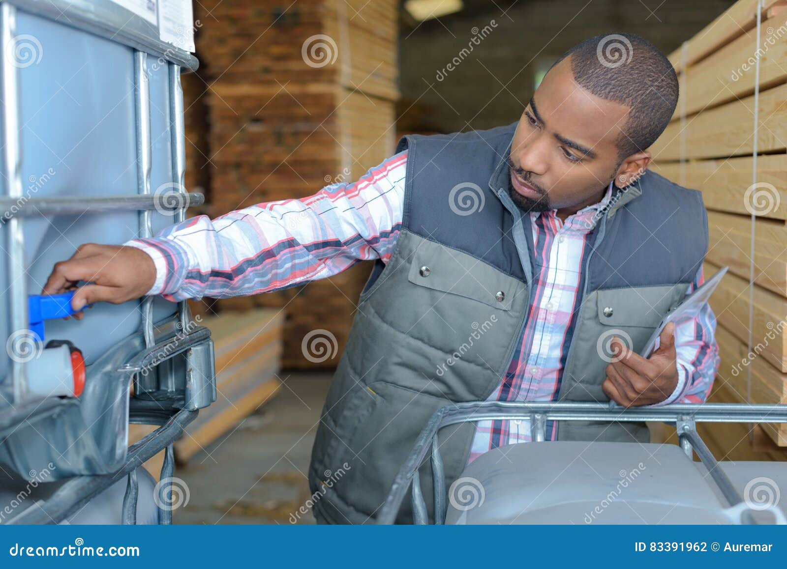 Defect in Warehouse Machine Stock Photo - Image of handyman, machinery ...