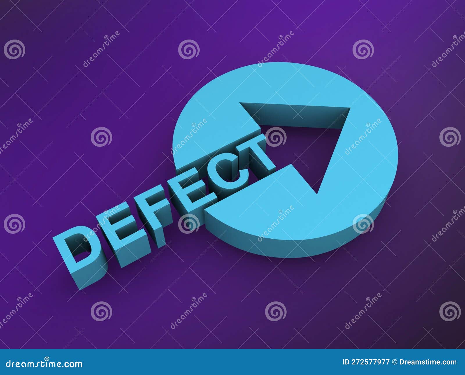 Defect word on purple stock illustration. Illustration of disabled ...