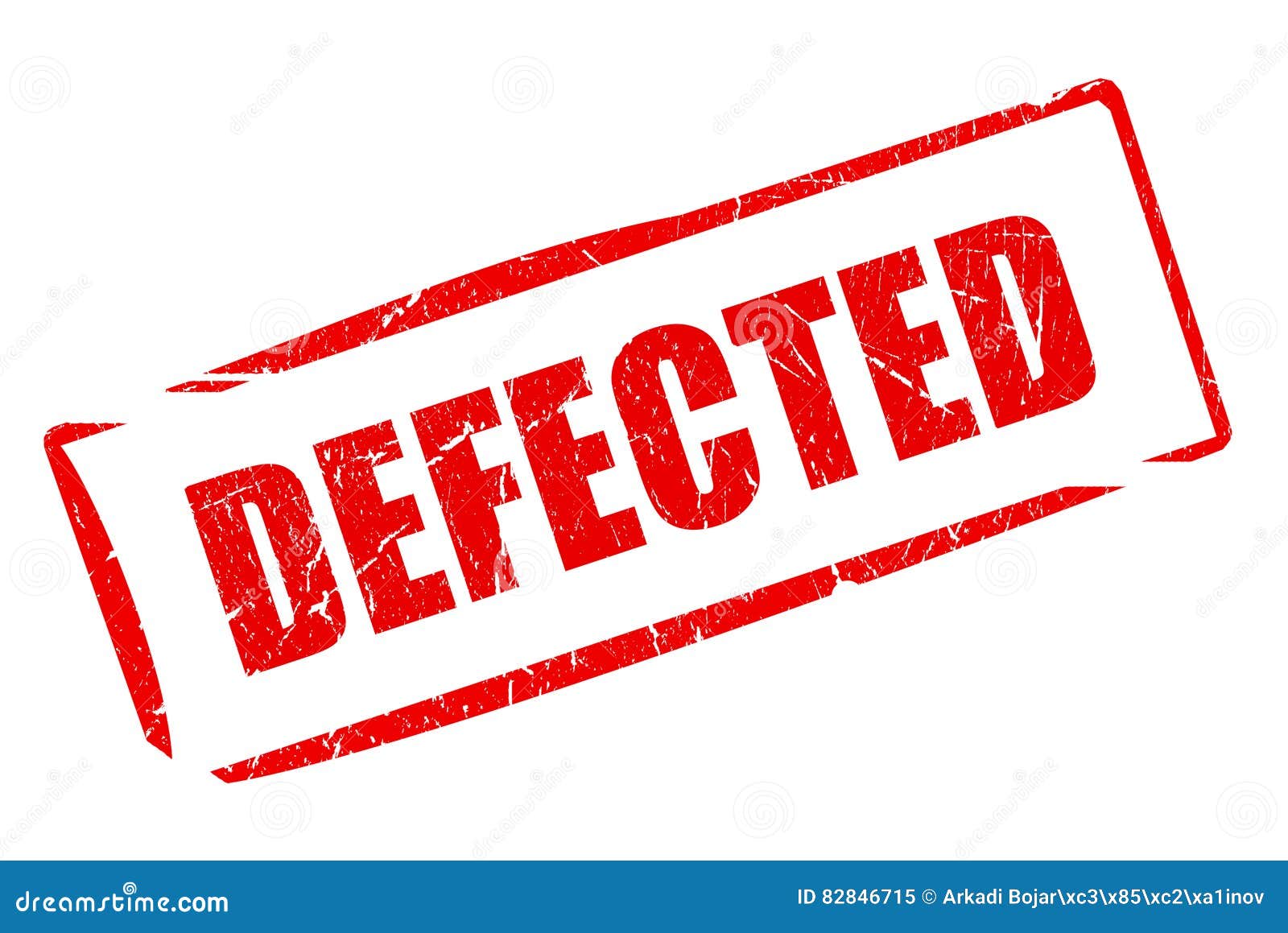 Defected rubber stamp stock illustration. Illustration of mistake ...