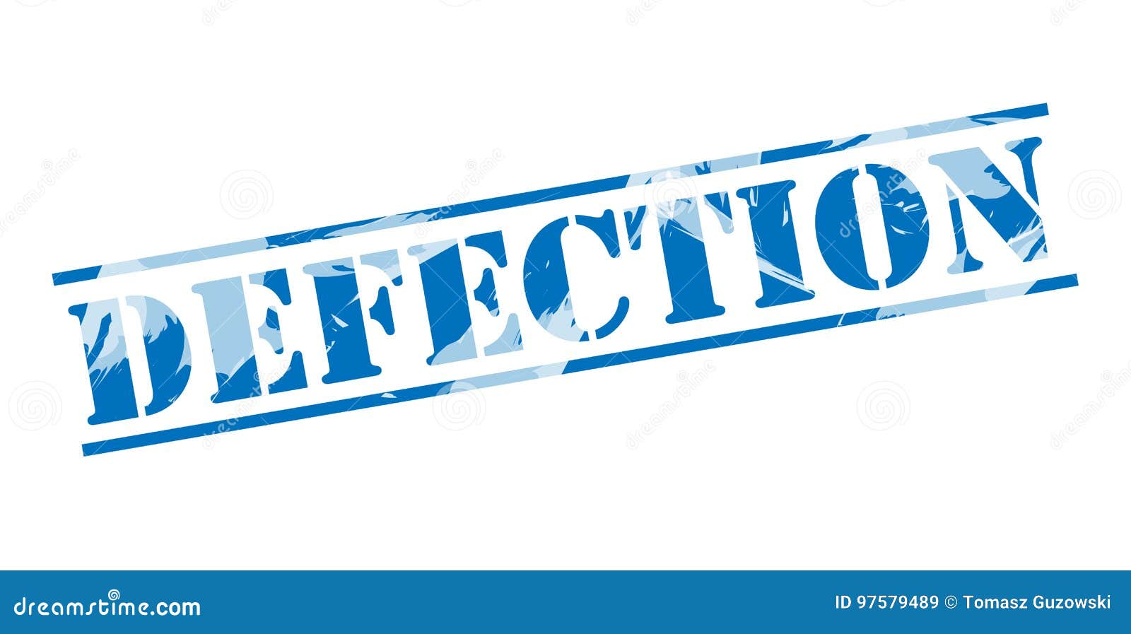 Defection Blue Stamp Stock Image | CartoonDealer.com #97579489