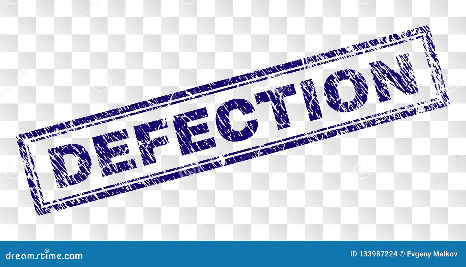 Grunge DEFECTION Rectangle Stamp Stock Vector - Illustration of text ...