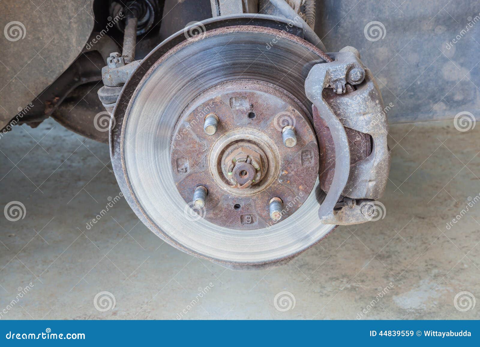 Defective brake disc stock image. Image of suspension - 44839559
