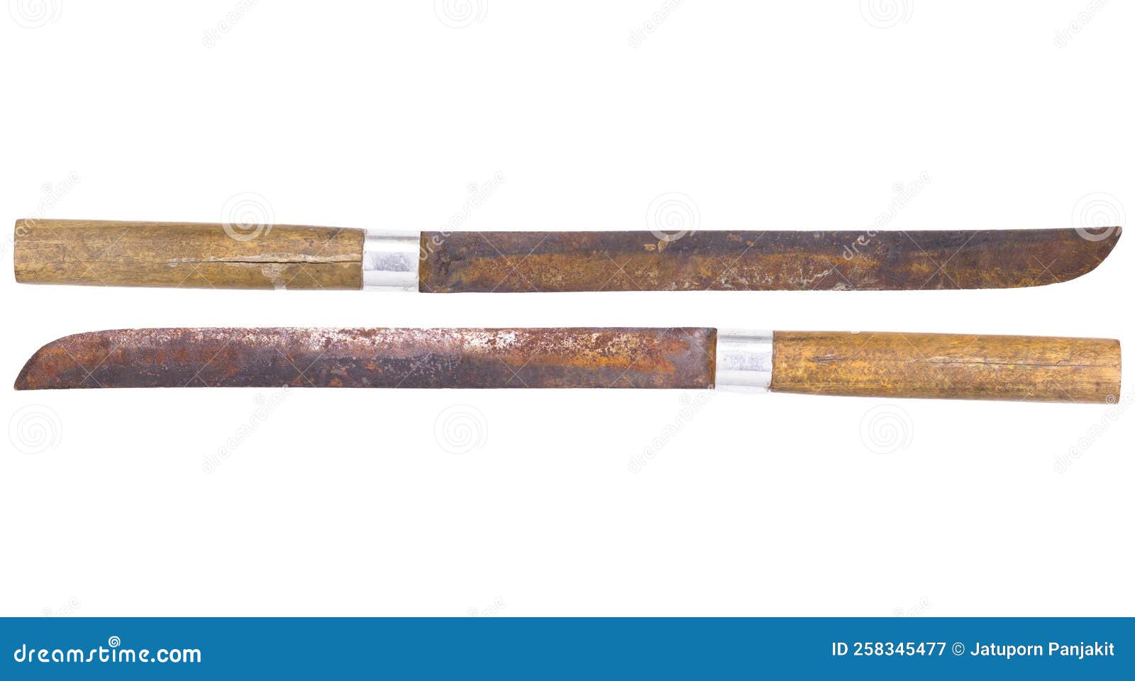 Defective Cutting Tools that Rust Stock Image - Image of closeup ...