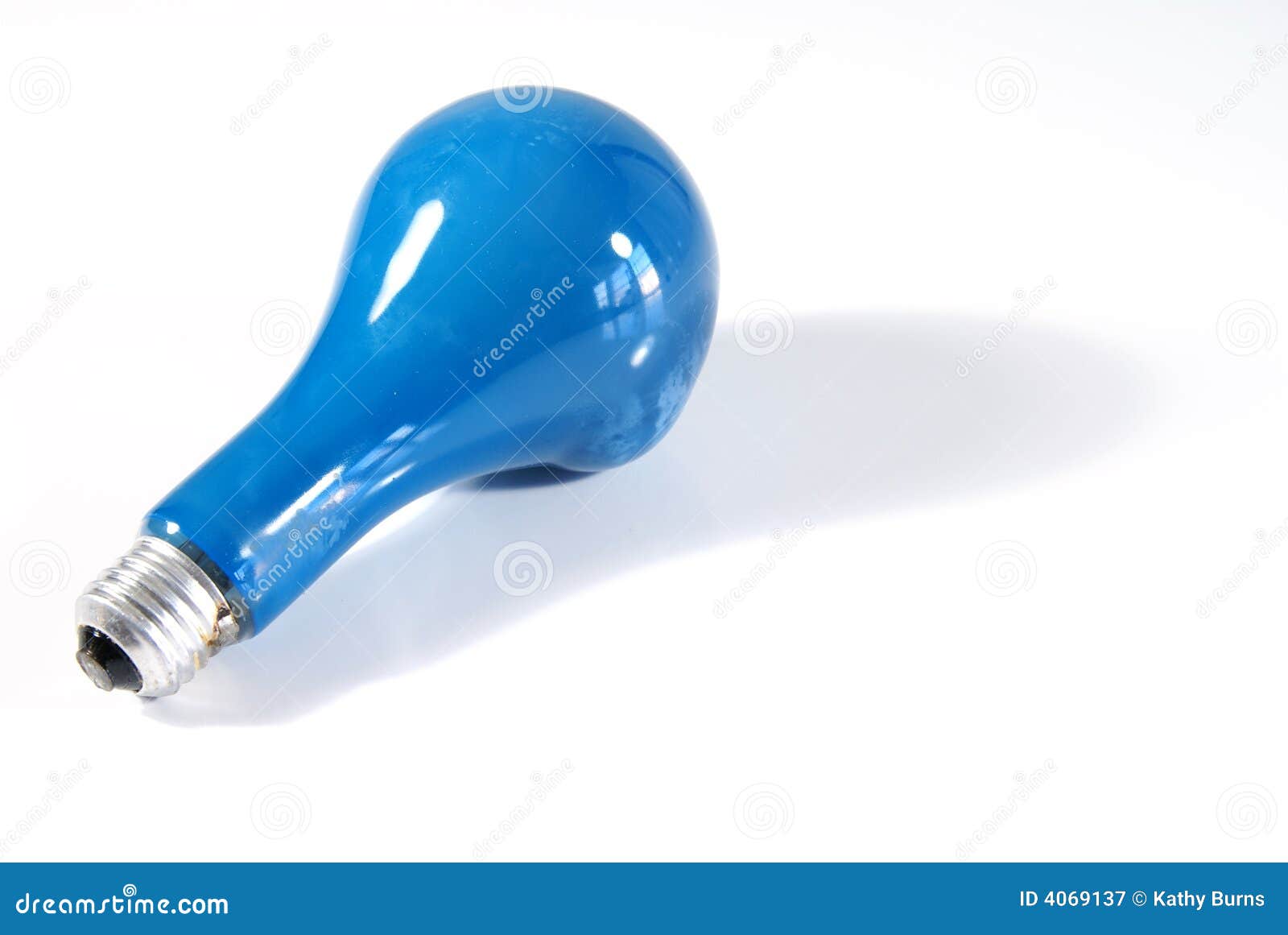 Defective lightbulb stock image. Image of light, silver - 4069137