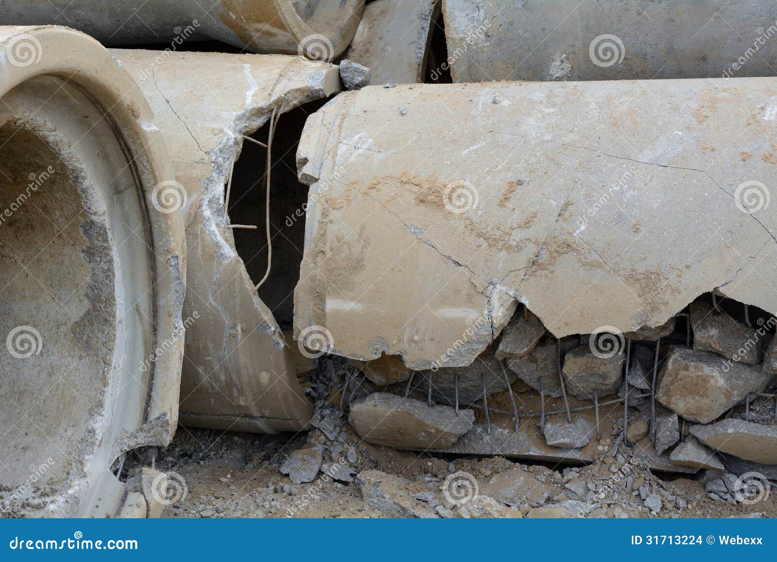 Defective sewer pipes stock photo. Image of leak, mark - 31713224