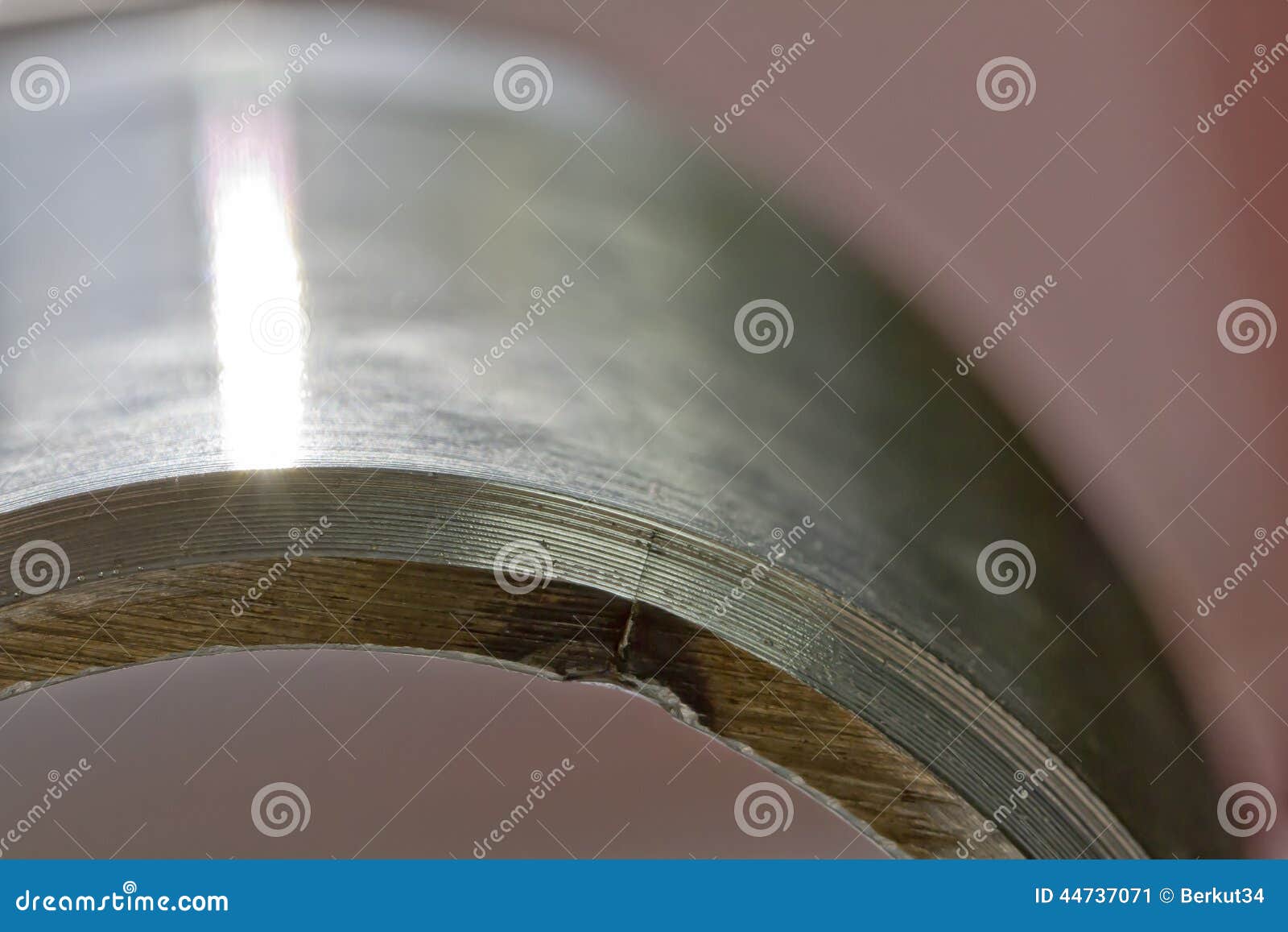 Defective Transition from Stainless Steel Stock Image - Image of rusty ...
