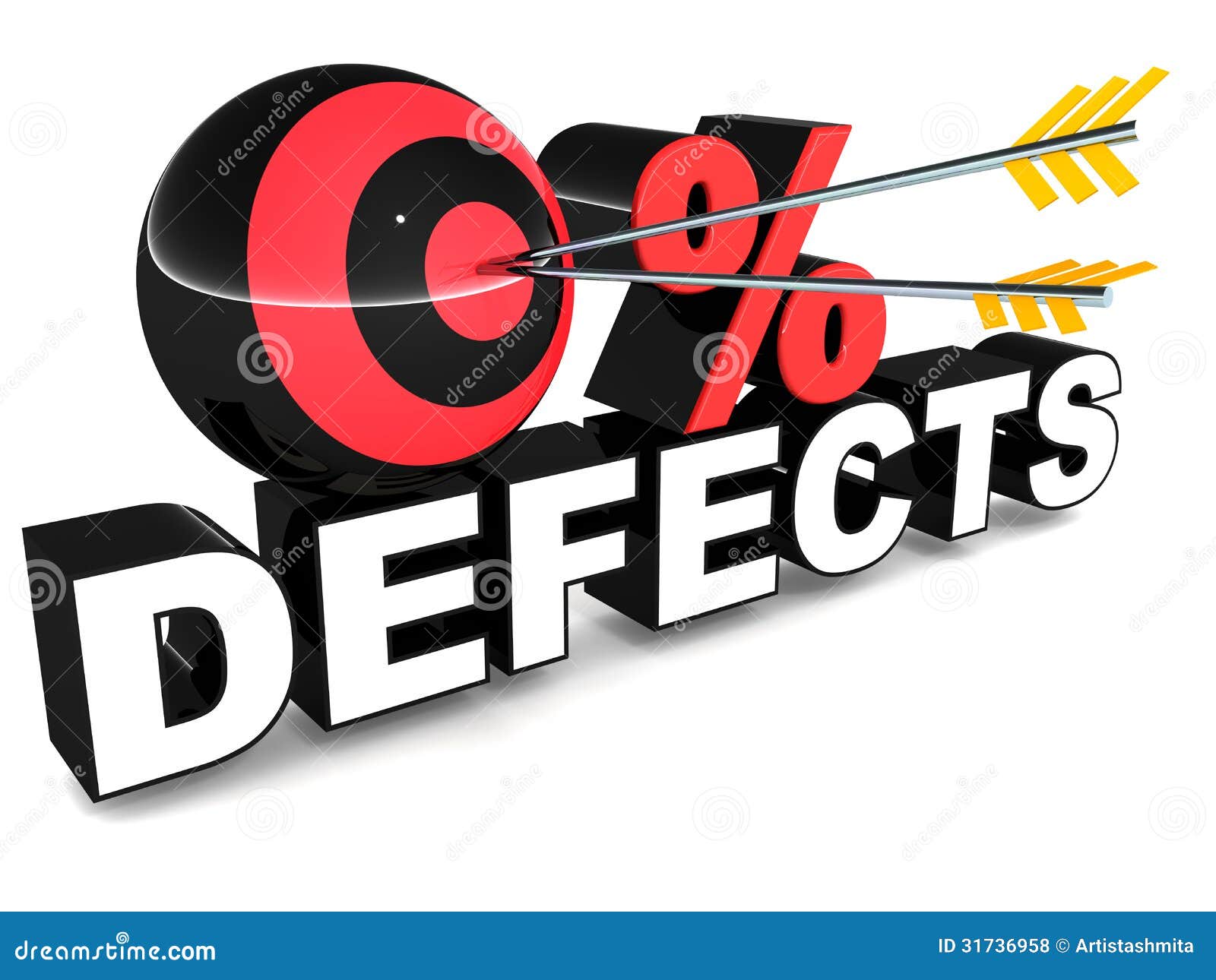 Defecto cero stock de ilustración. Ilustración de blanco - 31736958