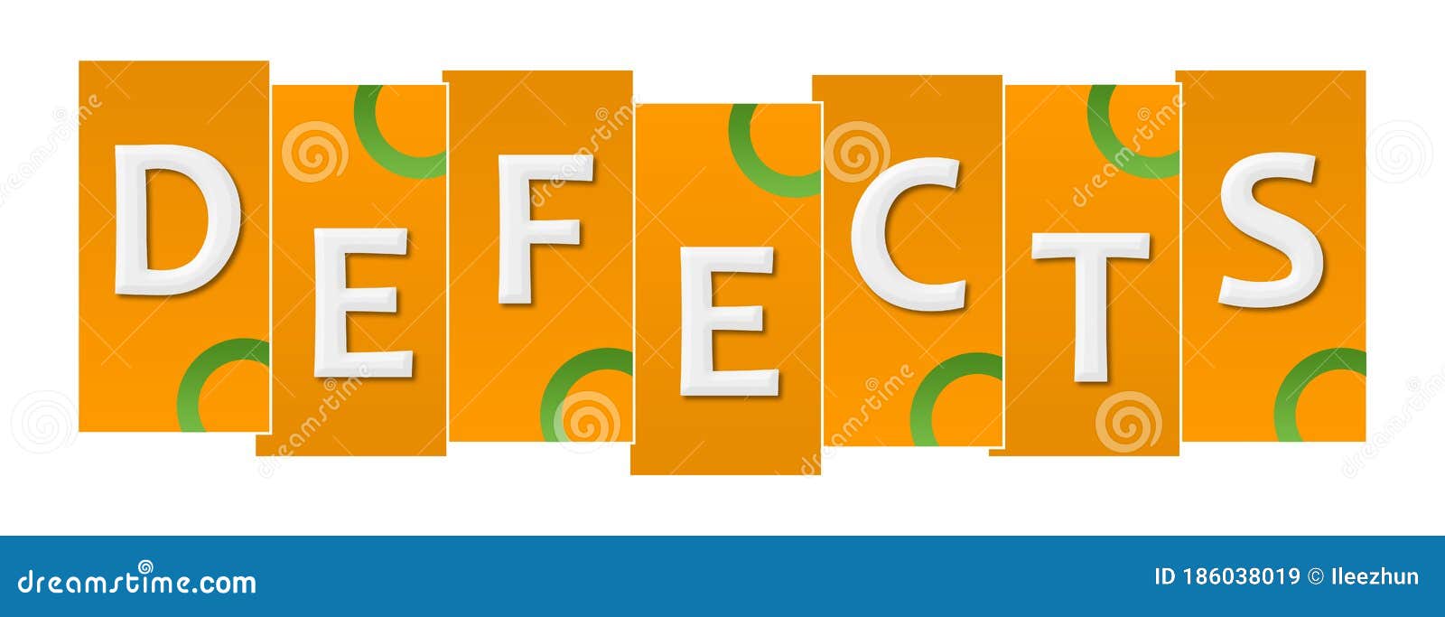 Defects Orange Green Stripes Rings Stock Illustration - Illustration of ...